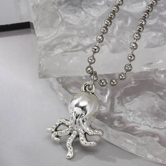 Kathrono | Jewelry | Awesome Metallic Octopus Squid Kraken Ball Chain ...